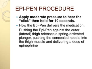 Allergy and Epi-pen | PPTX