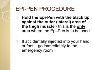 Allergy & Epi Pen | PPTX