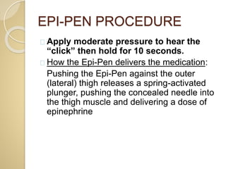 Allergy & Epi Pen | PPT