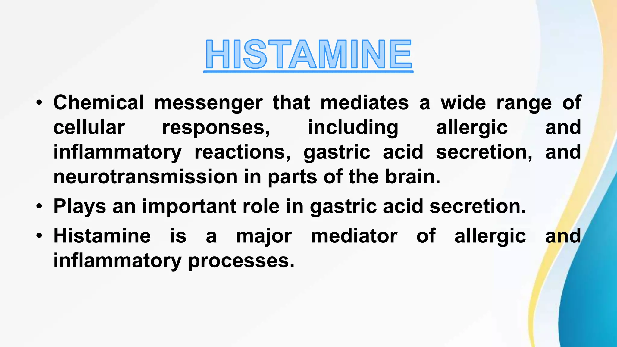 Allergy and histamine | PPTX