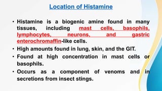 Allergy and histamine | PPTX