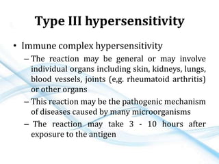 Allergy and hypersensitivity | PPTX