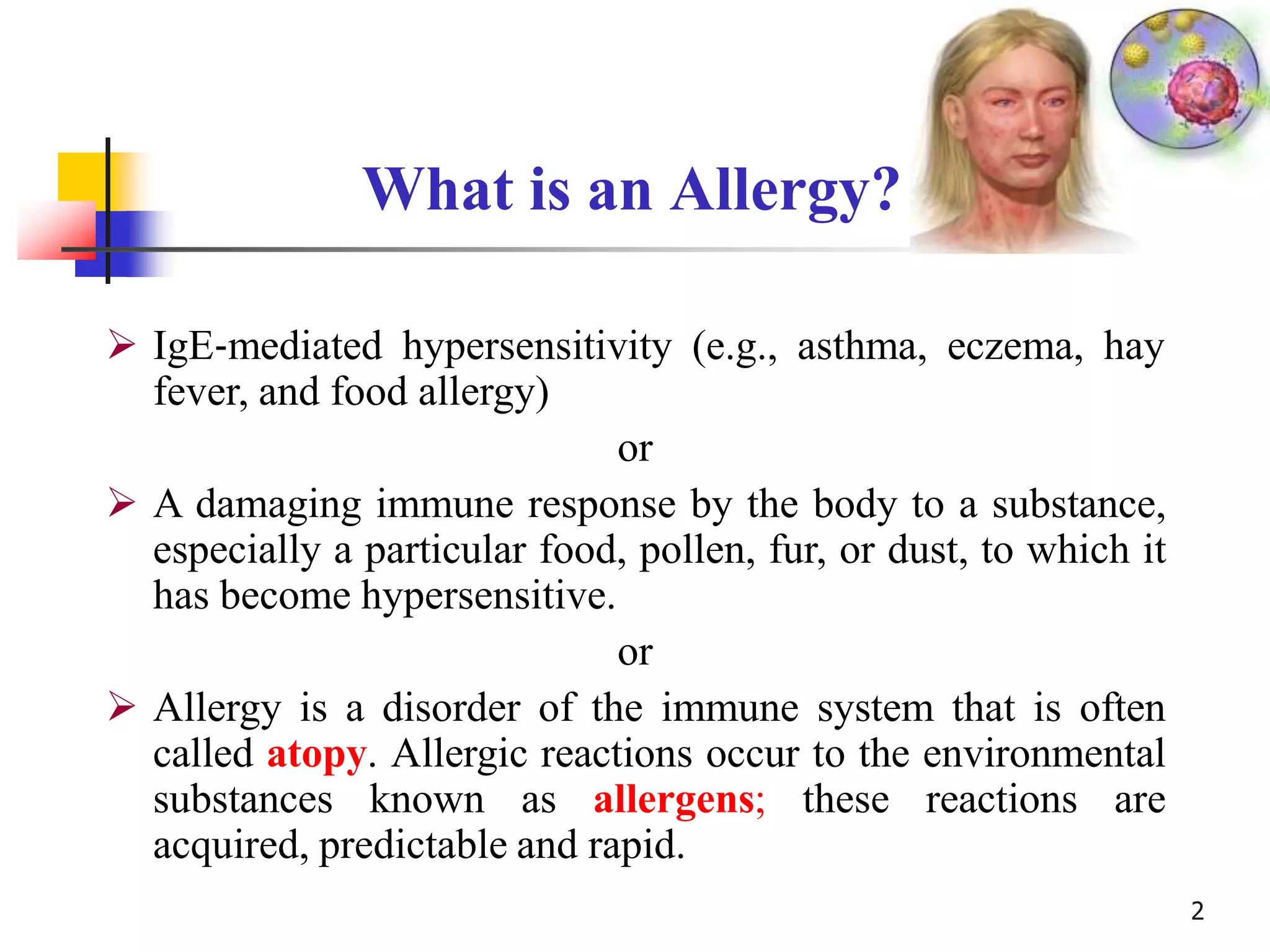 Allergy and Hypersensitivity | PPTX