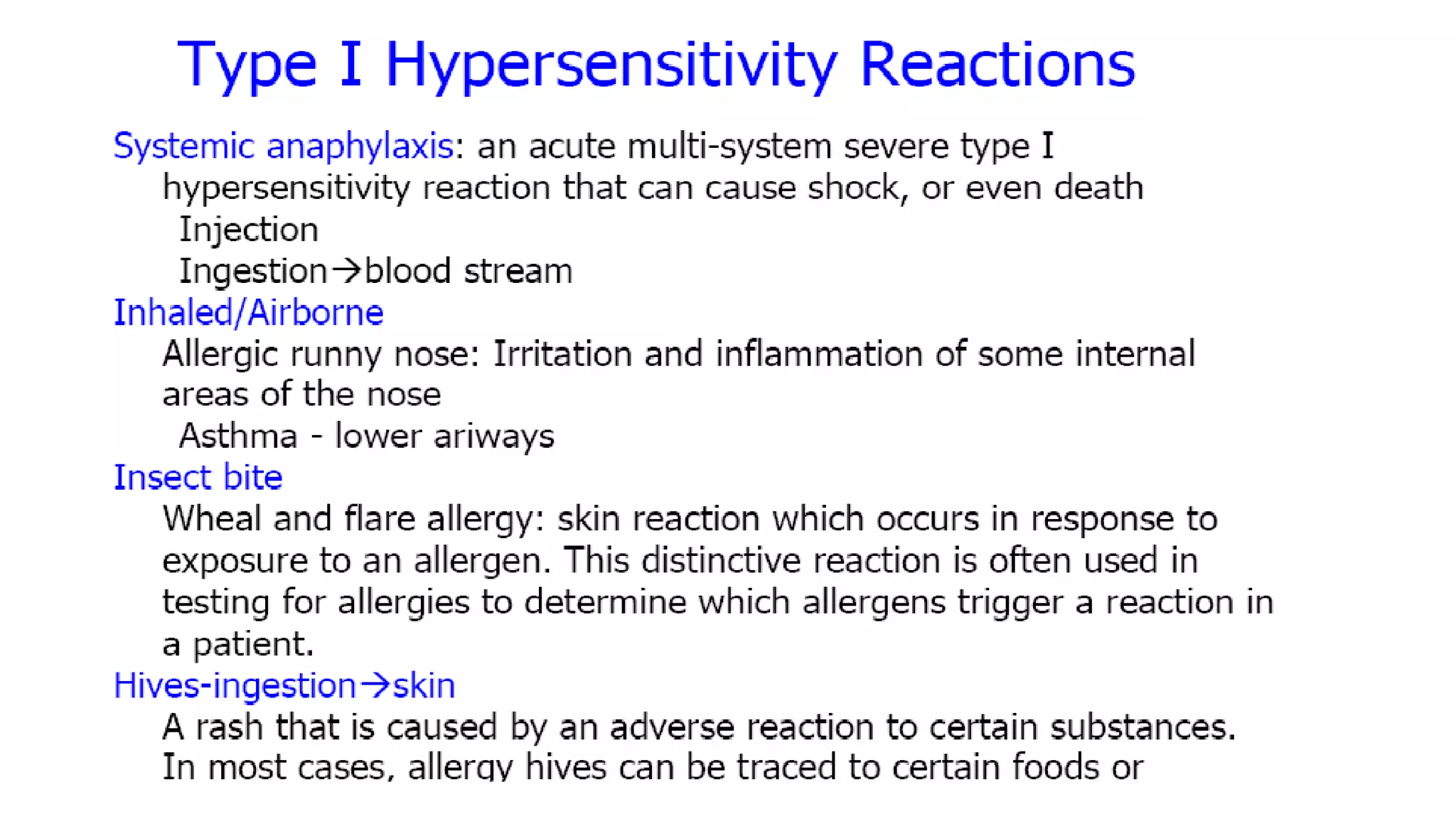 Allergy & hypersensitivity | PPTX