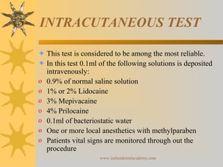 Allergy in exodontia /certified fixed orthodontic courses by Indian ...