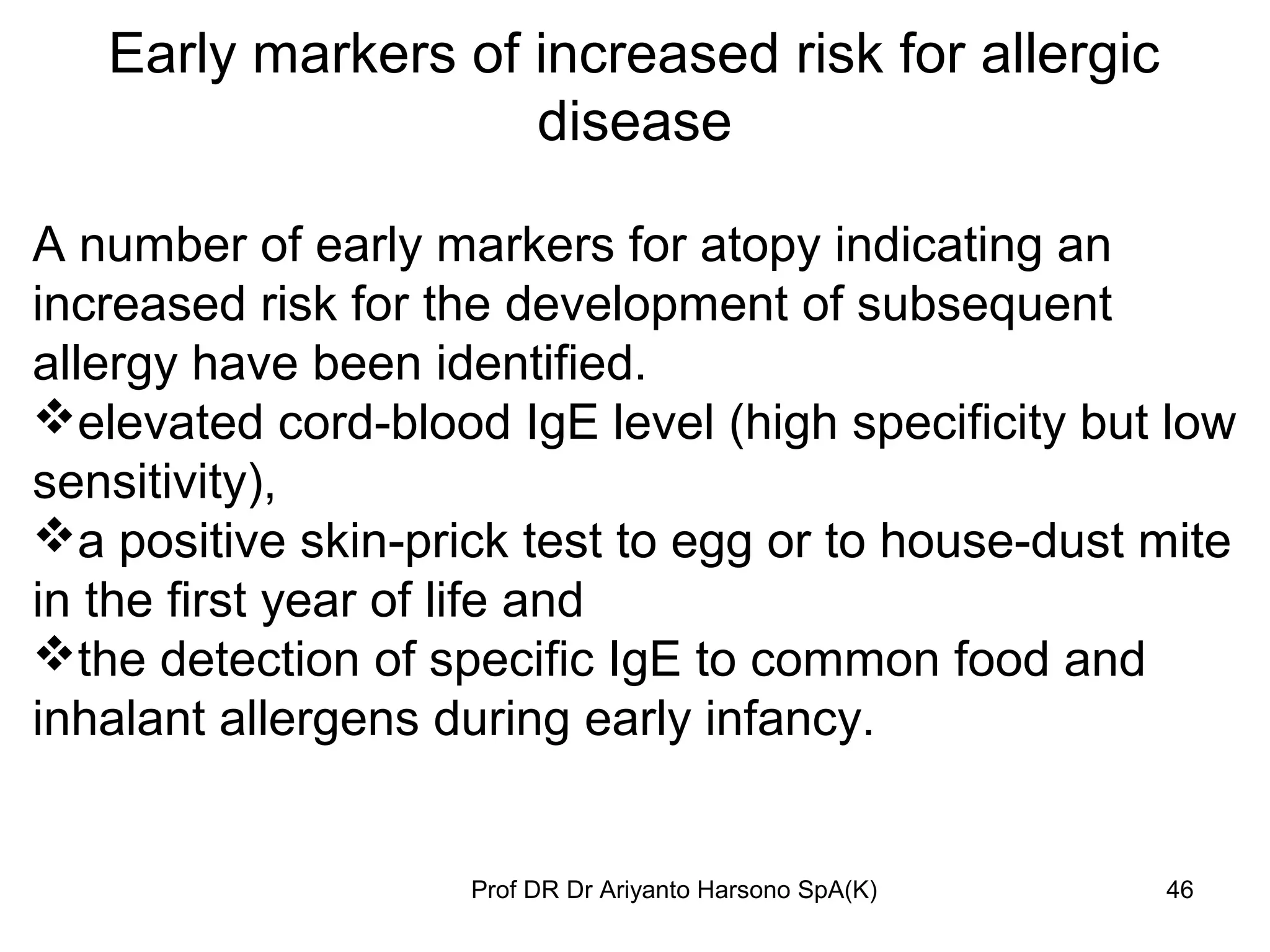 Allergy march from atopic dermatitis to lifelong allergy | PPT