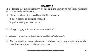 Allergy basic | PPTX
