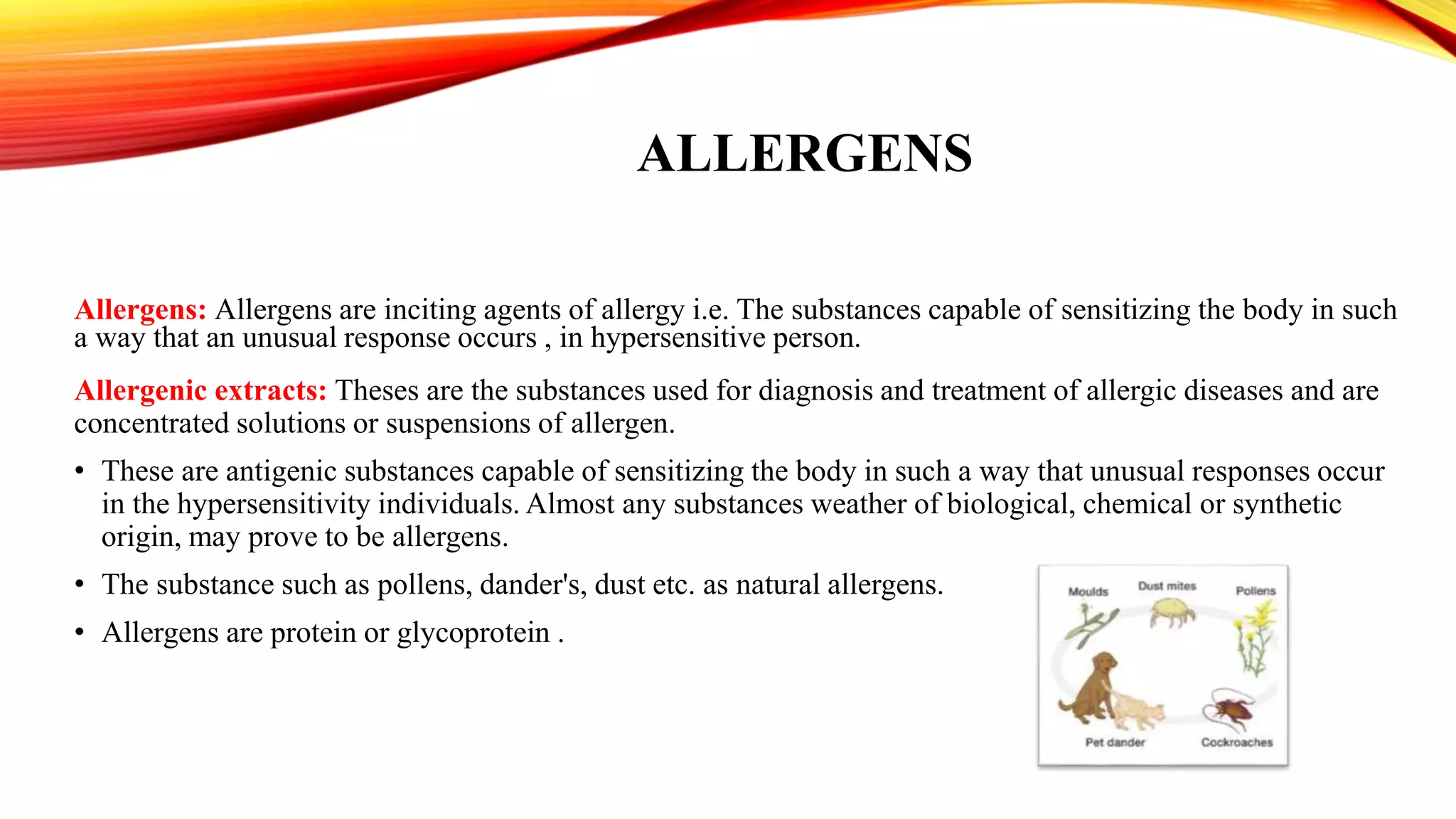 (Allergy) pharmacognosy | PPTX
