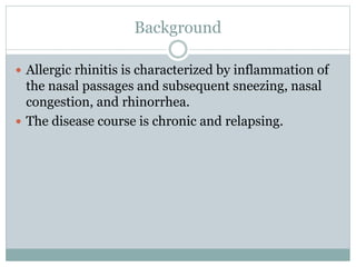 Allergy rhinitis | PPT