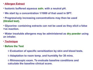 Allergy testing | PPT