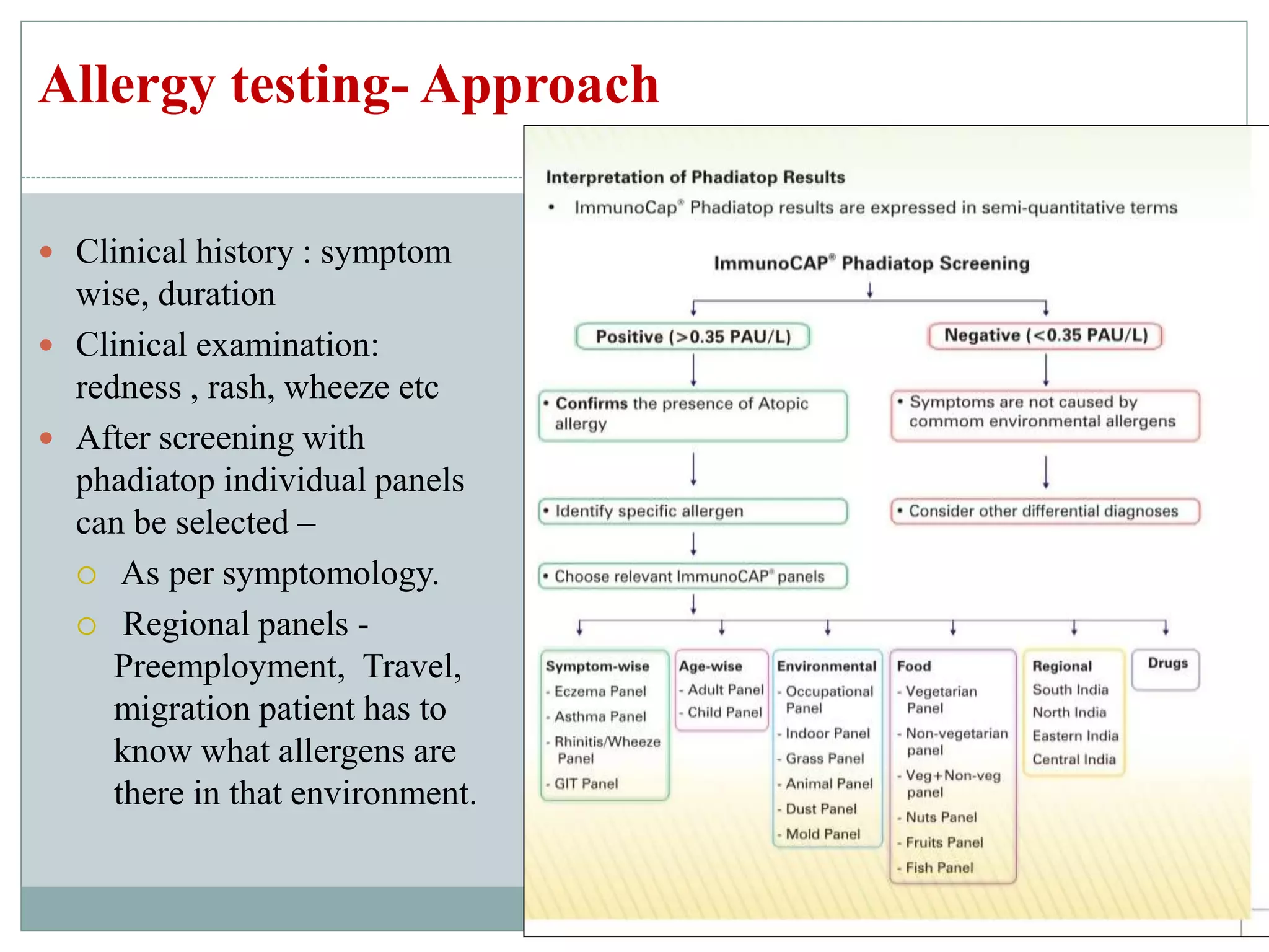 Allergy- Laboratory Diagnostic Tests | PPTX