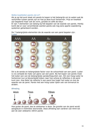 Alles over parels | PDF