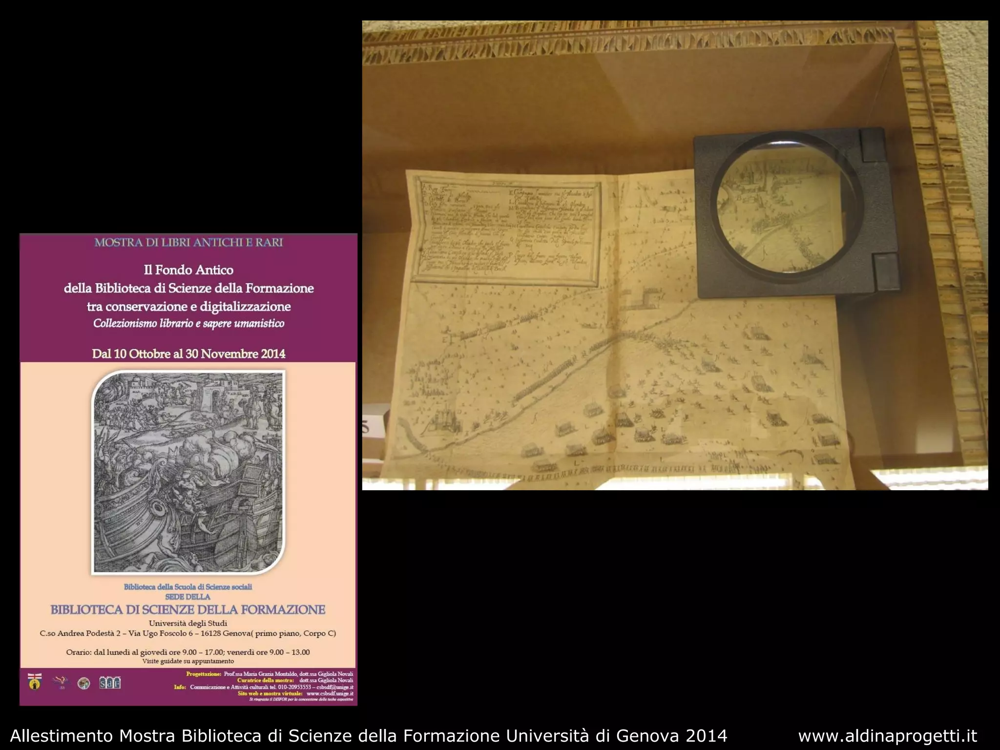Allestimento mostra in cartone ignifugo | PPT