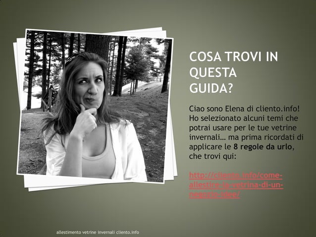 Allestimento vetrine invernali: 4 temi da usare | PPT | Free Download