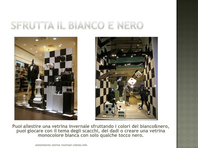 Allestimento vetrine invernali: 4 temi da usare | PPT