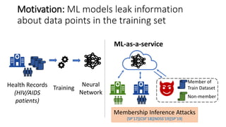 Alleviating Privacy Attacks Using Causal Models | PPTX