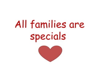 All families are special | PPT