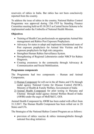 All for 1 , One heath for All : Rabies | PDF