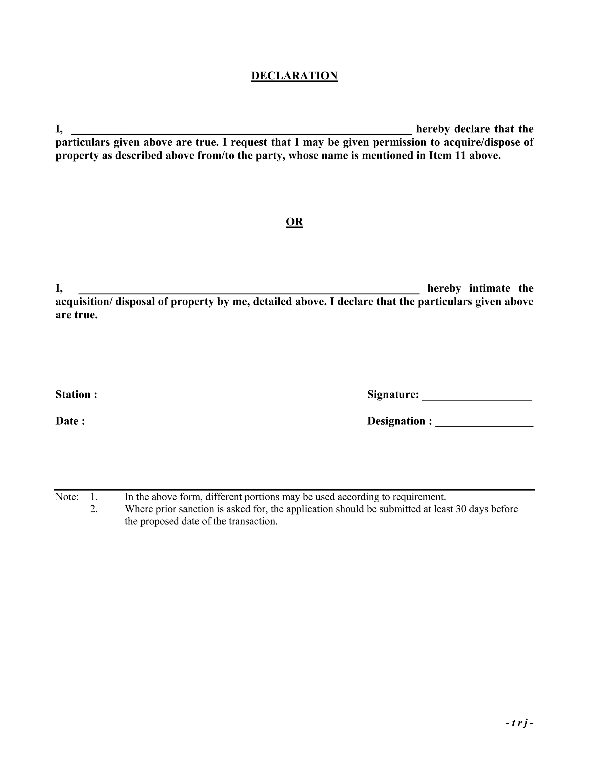 Government of India -various forms used in central government offices ...