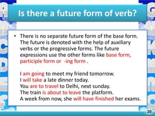 All forms of verbs | PPTX