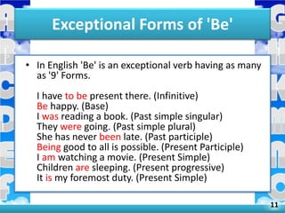All forms of verbs | PPTX