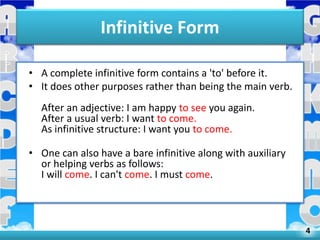All forms of verbs | PPTX