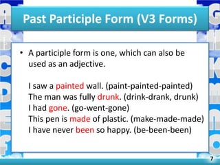 All forms of verbs | PPTX