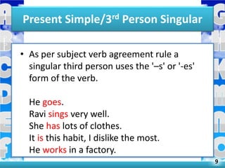 All forms of verbs | PPTX