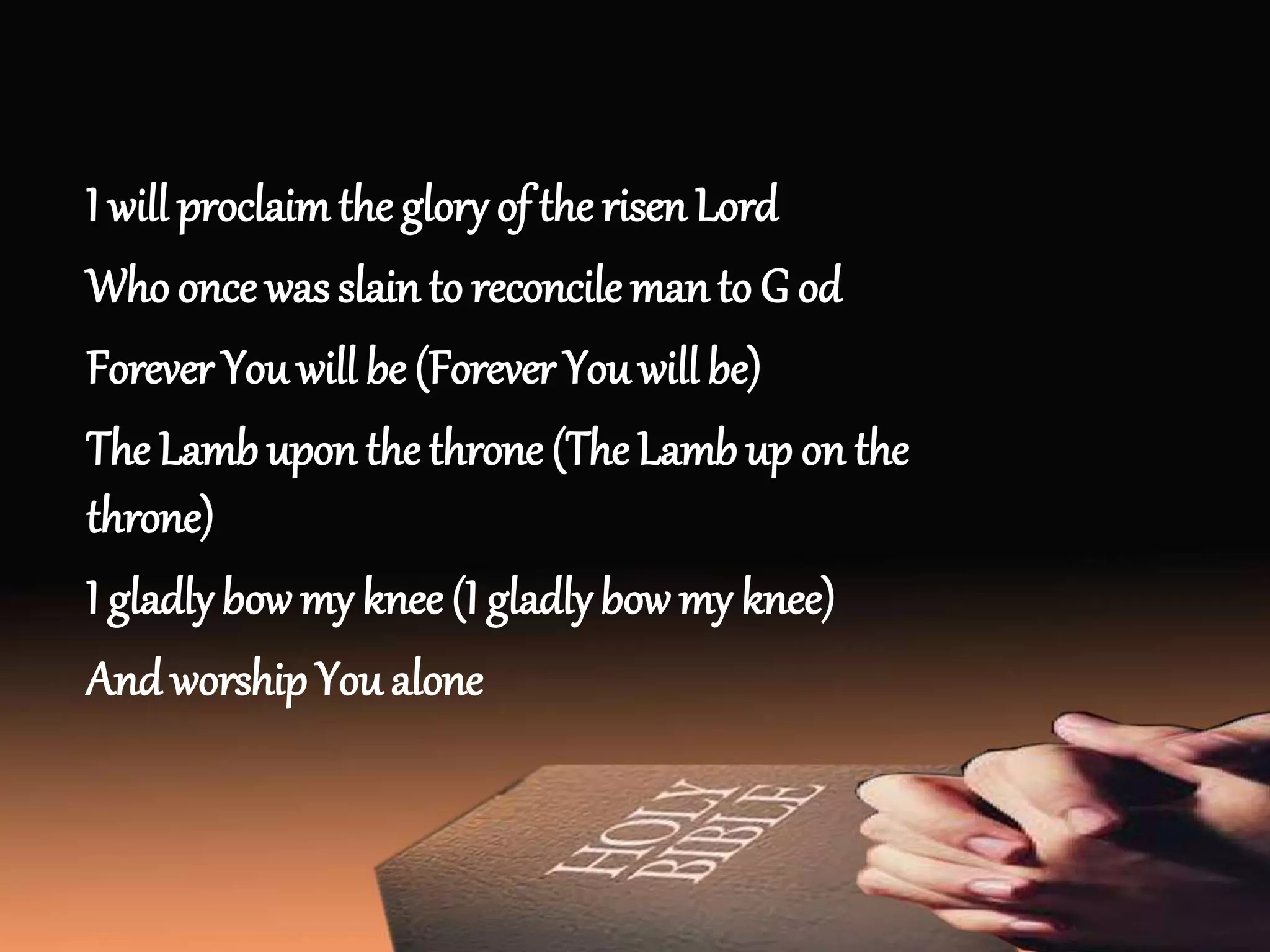 All hail, king jesus, all hail | PPTX