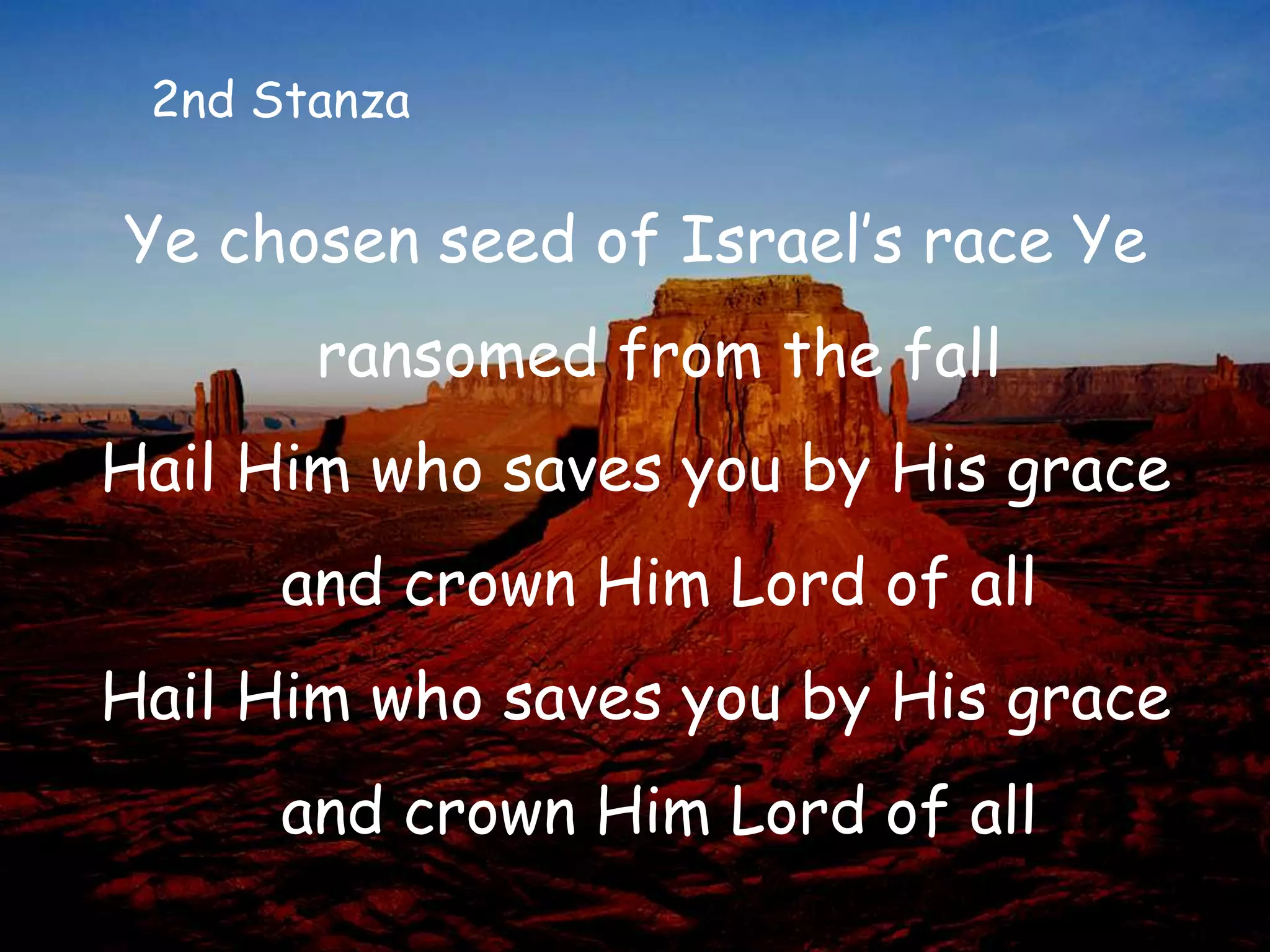 All Hail the power of Jesus' Name | PPTX