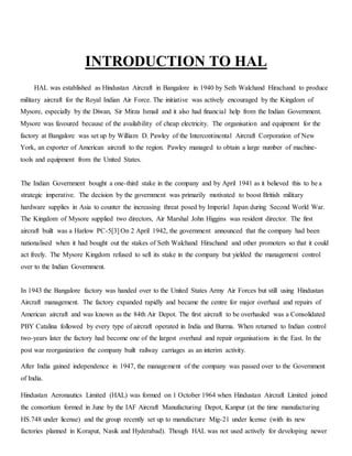 SUMMER TRAINING REPORT - HAL, LUCKNOW | DOCX
