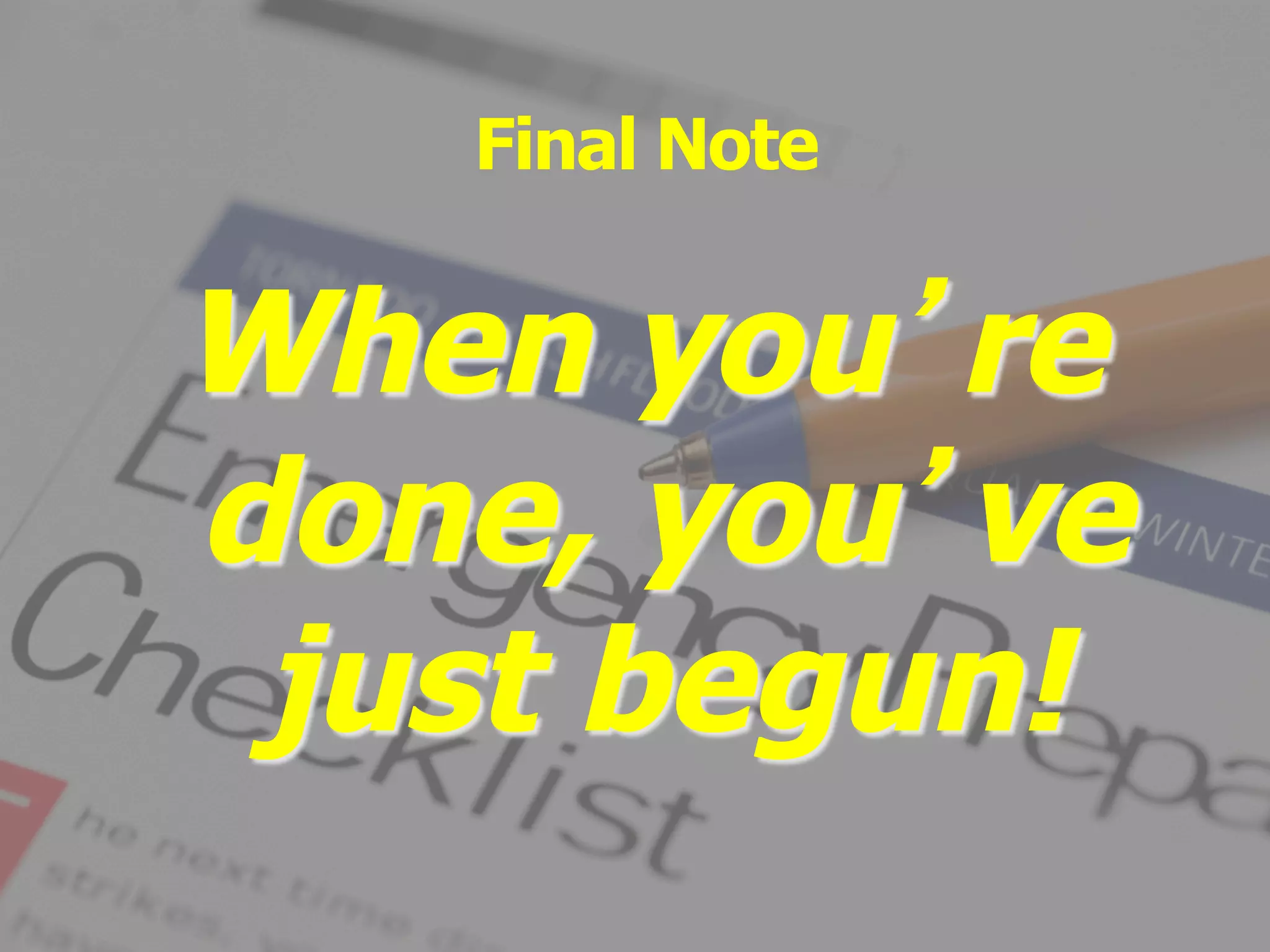 All hazards preparedness and planning for people with health needs and ...