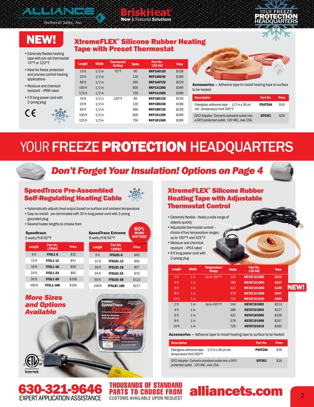 Electric Heating and Freeze Protection Solutions | PDF | Home ...