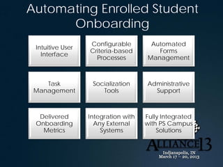 Automating PeopleSoft Student Onboarding-SmartERP Presentation | PDF