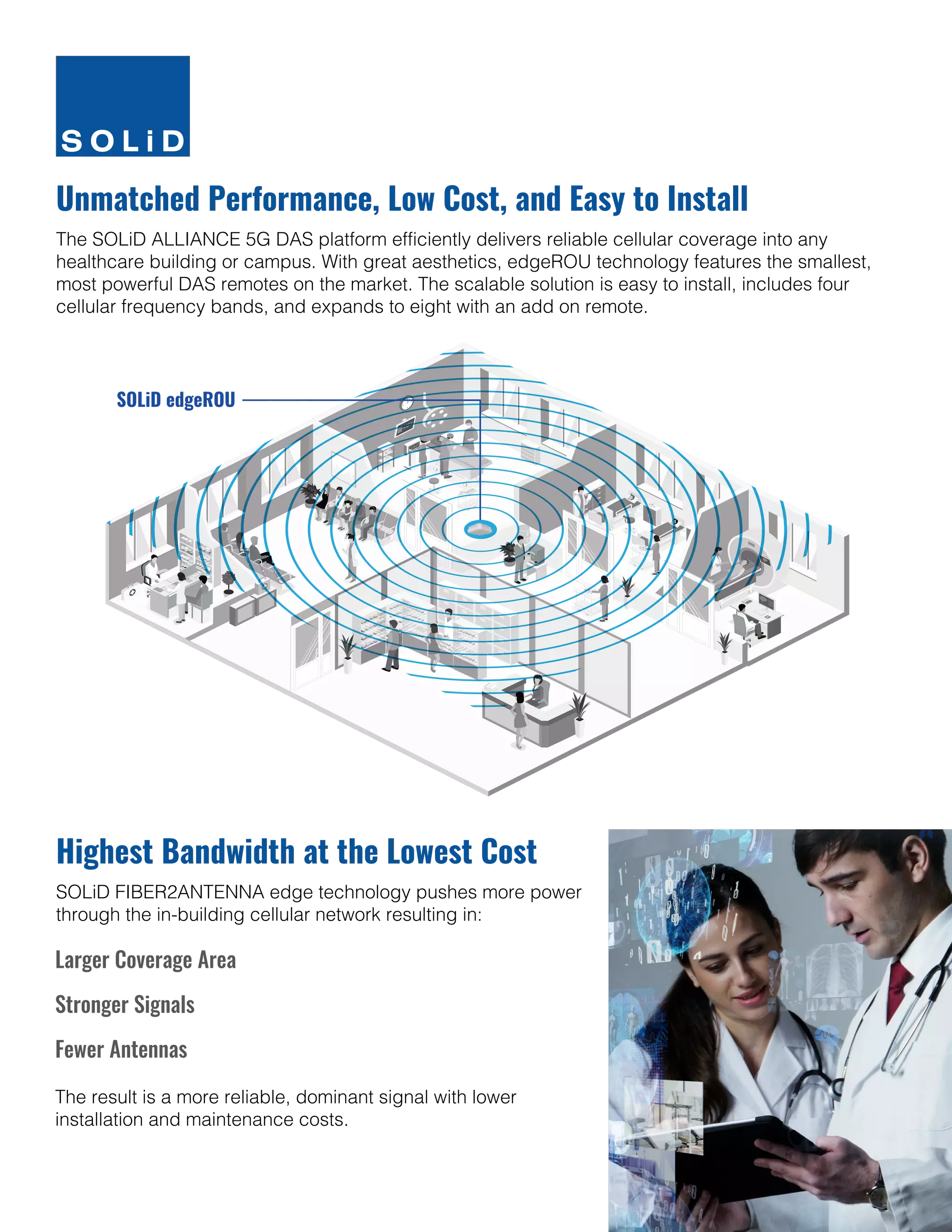ALLIANCE 5G Distributed Antenna System (DAS) Keeps Healthcare Connected | PDF