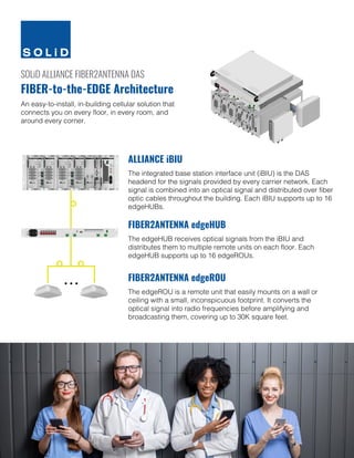 ALLIANCE 5G Distributed Antenna System (DAS) Keeps Healthcare Connected | PDF