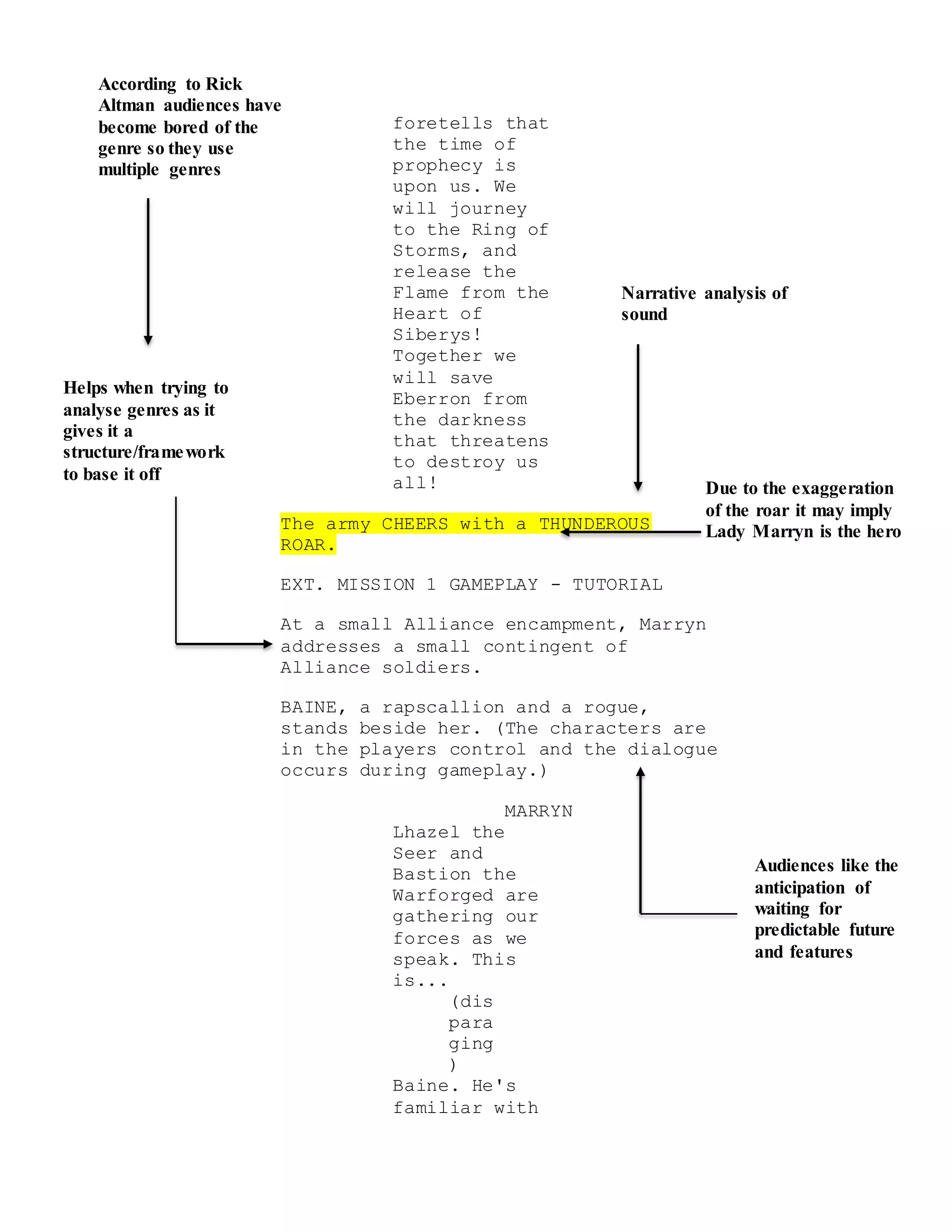 ALLIANCE CAMPAIGN SCRIPT | PDF