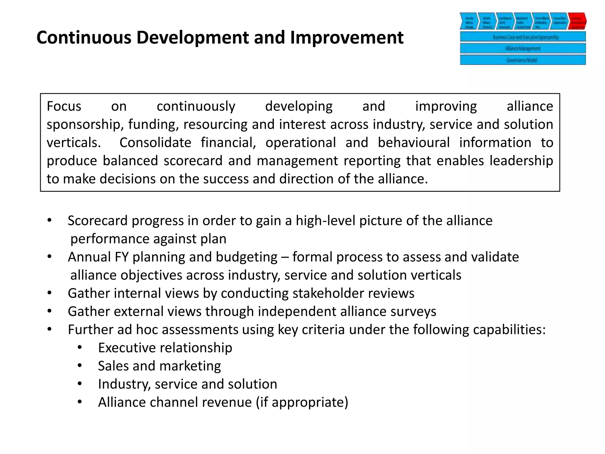 Alliance Lifecycle Framework | PPTX