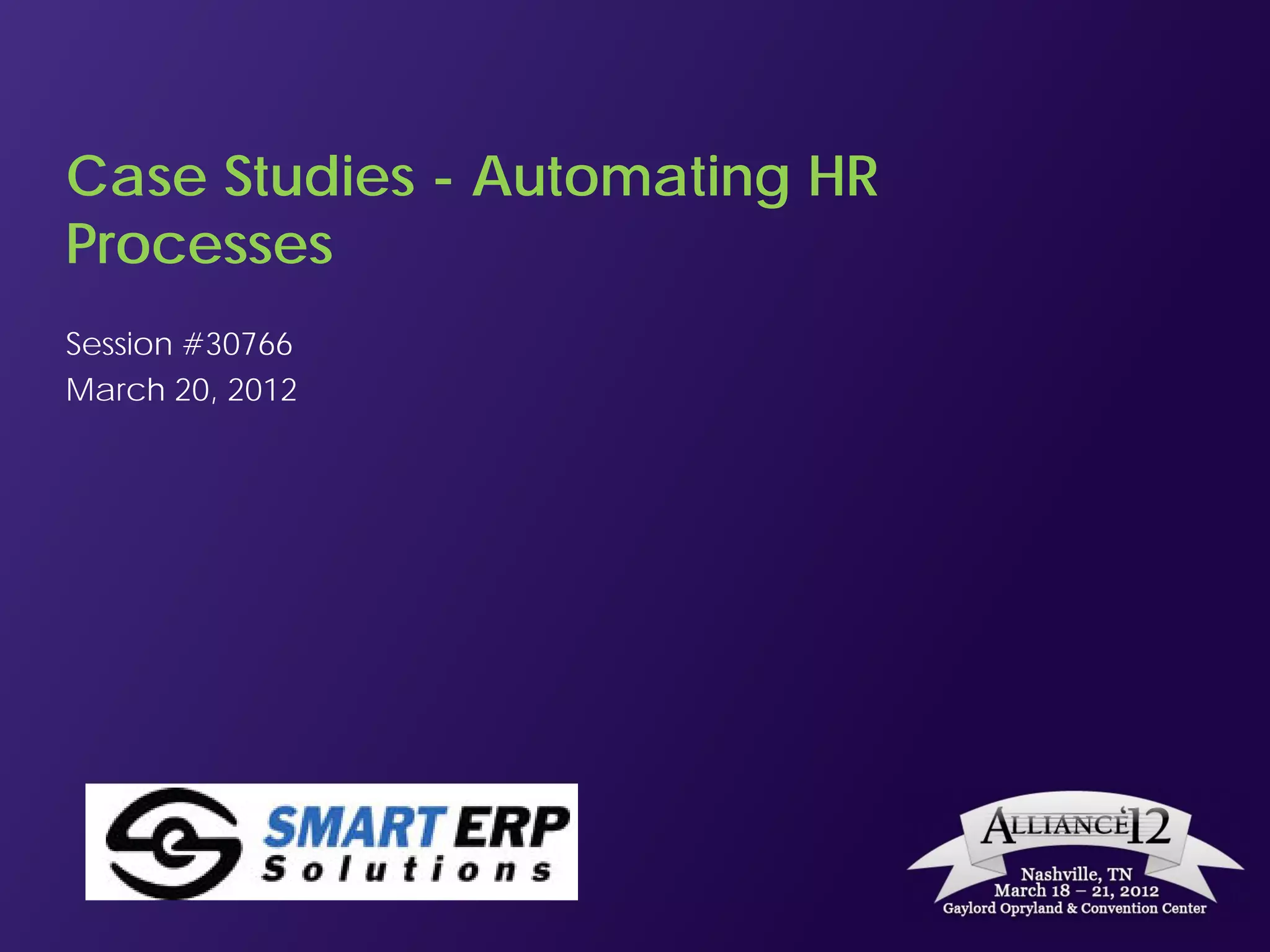 Automating PeopleSoft HR Processes | PDF