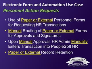 Automating PeopleSoft HR Processes | PDF