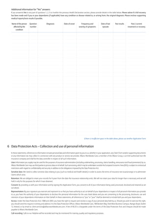 Pacific Prime - Allianz Worldwide Care Application Form | PDF | Health ...