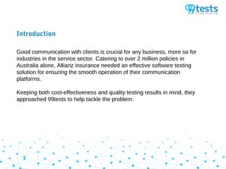 Allianz case study | PPT
