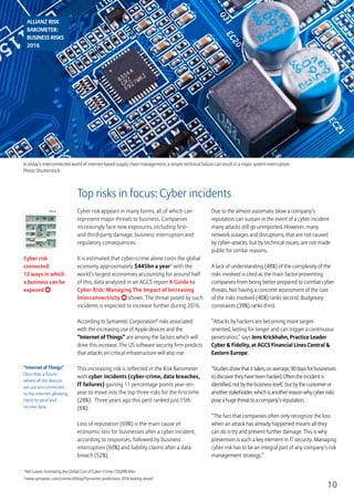 Allianz Risk Barometer: Business Risks 2016 | PPT