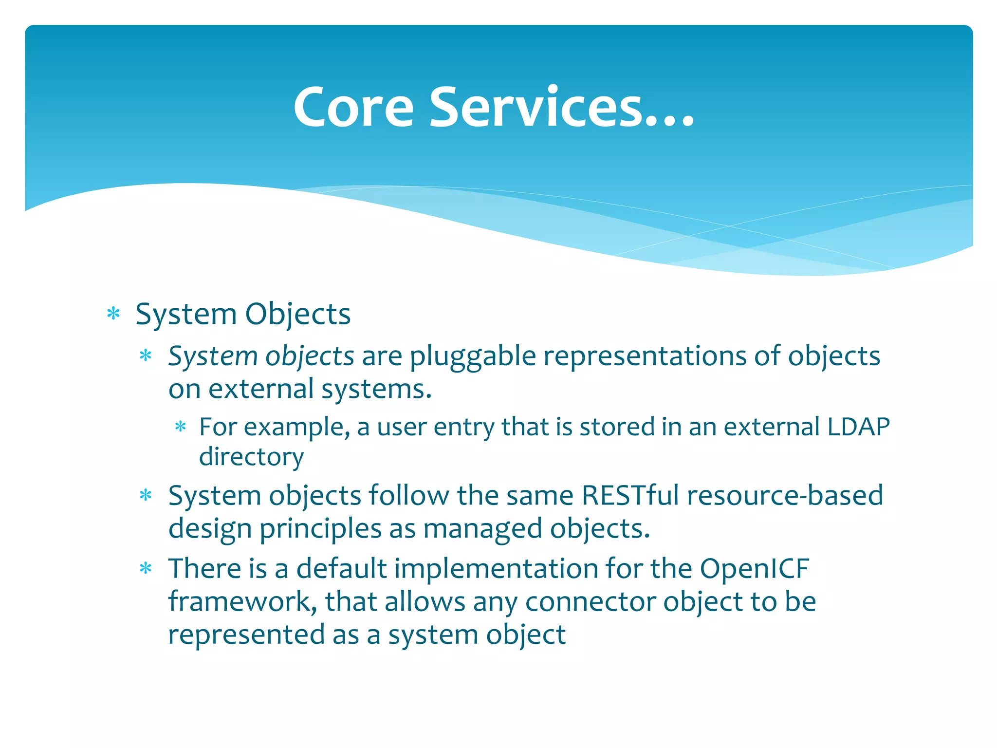 Identity Manager Opensource OpenIDM Architecture | PPTX