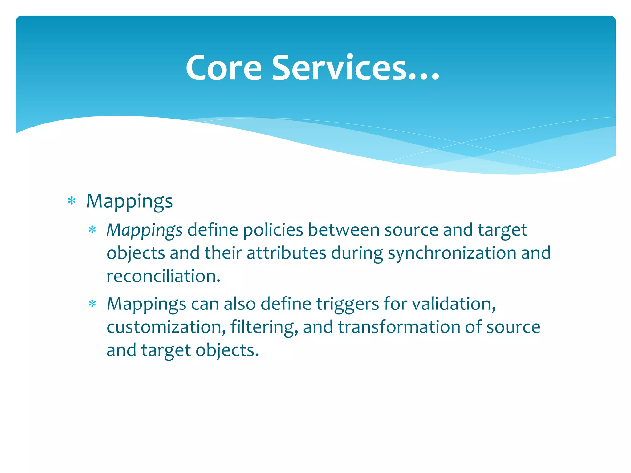 Identity Manager Opensource OpenIDM Architecture | PPTX