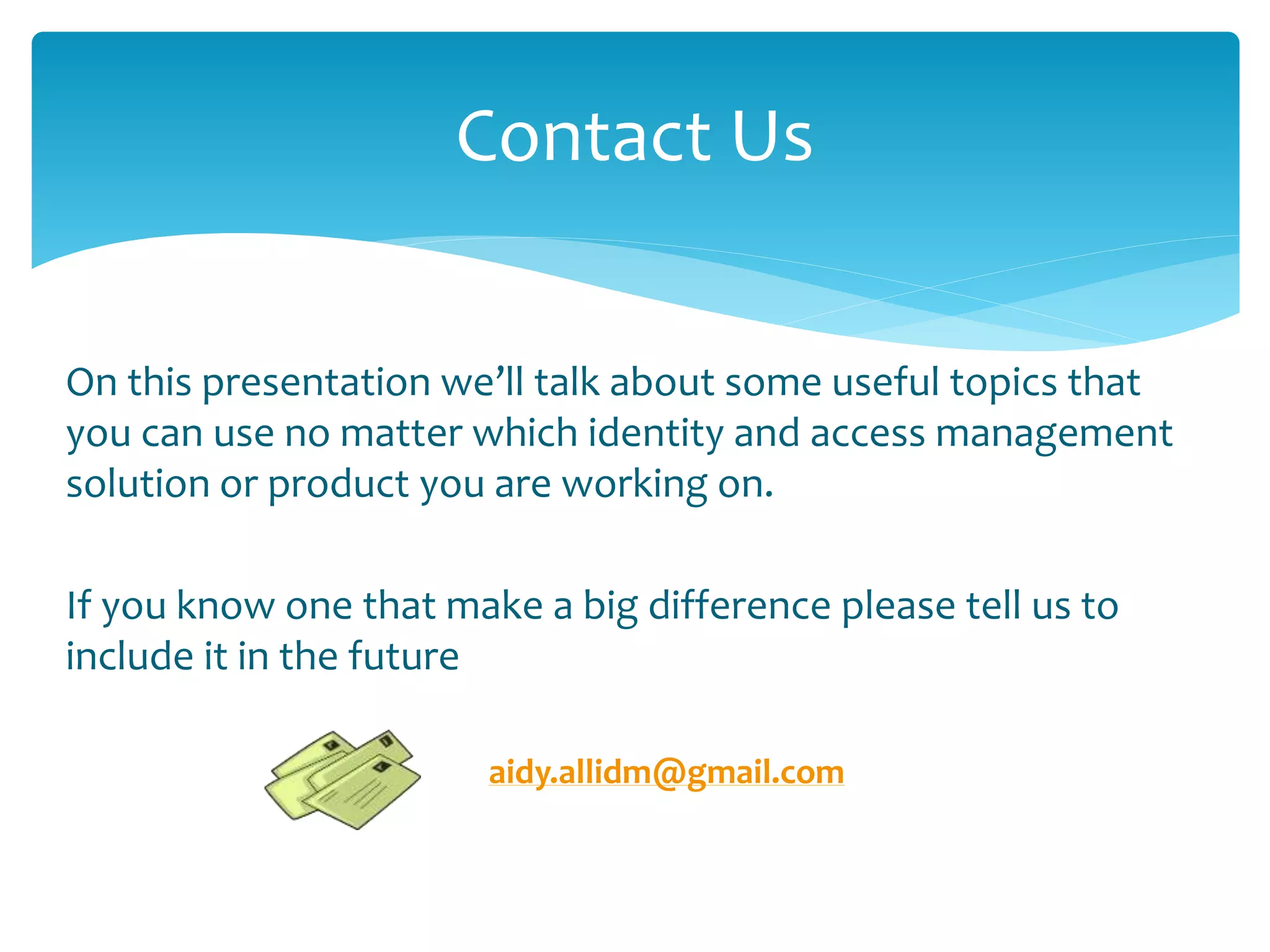 Identity Manager Opensource OpenIDM Architecture | PPTX