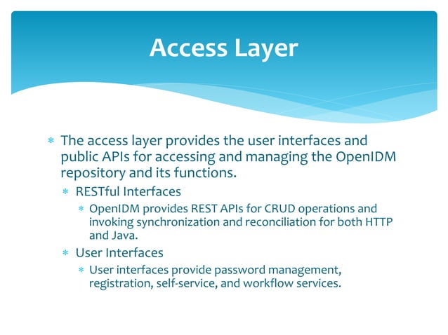 Identity Manager Opensource OpenIDM Architecture | PPTX