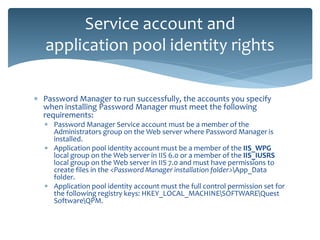 Dell Password Manager Introduction | PPTX