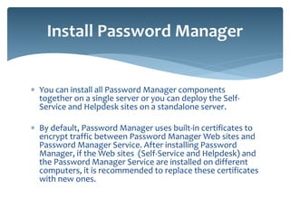 Dell Password Manager Introduction | PPTX