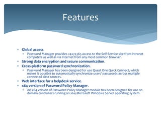 Dell Password Manager Introduction | PPTX